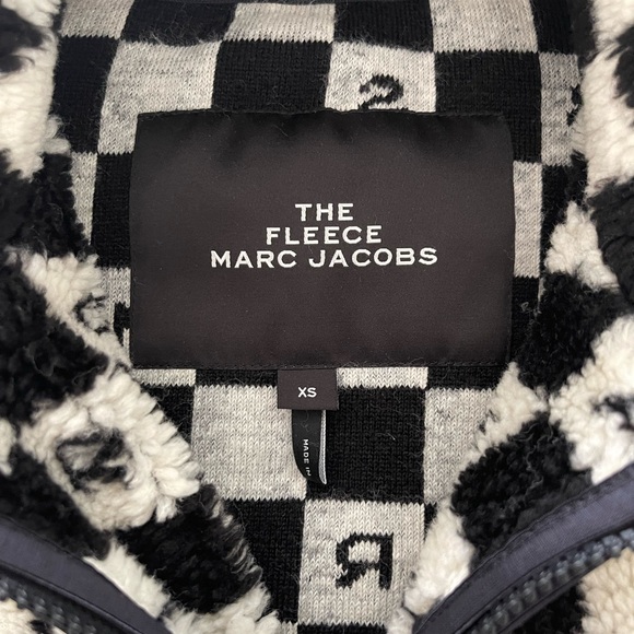 Marc Jacobs | Jackets & Coats | Marc Jacobs The Fleece Checked Logo ...